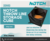 Notch Throw Line Storage Cube - ptksafety